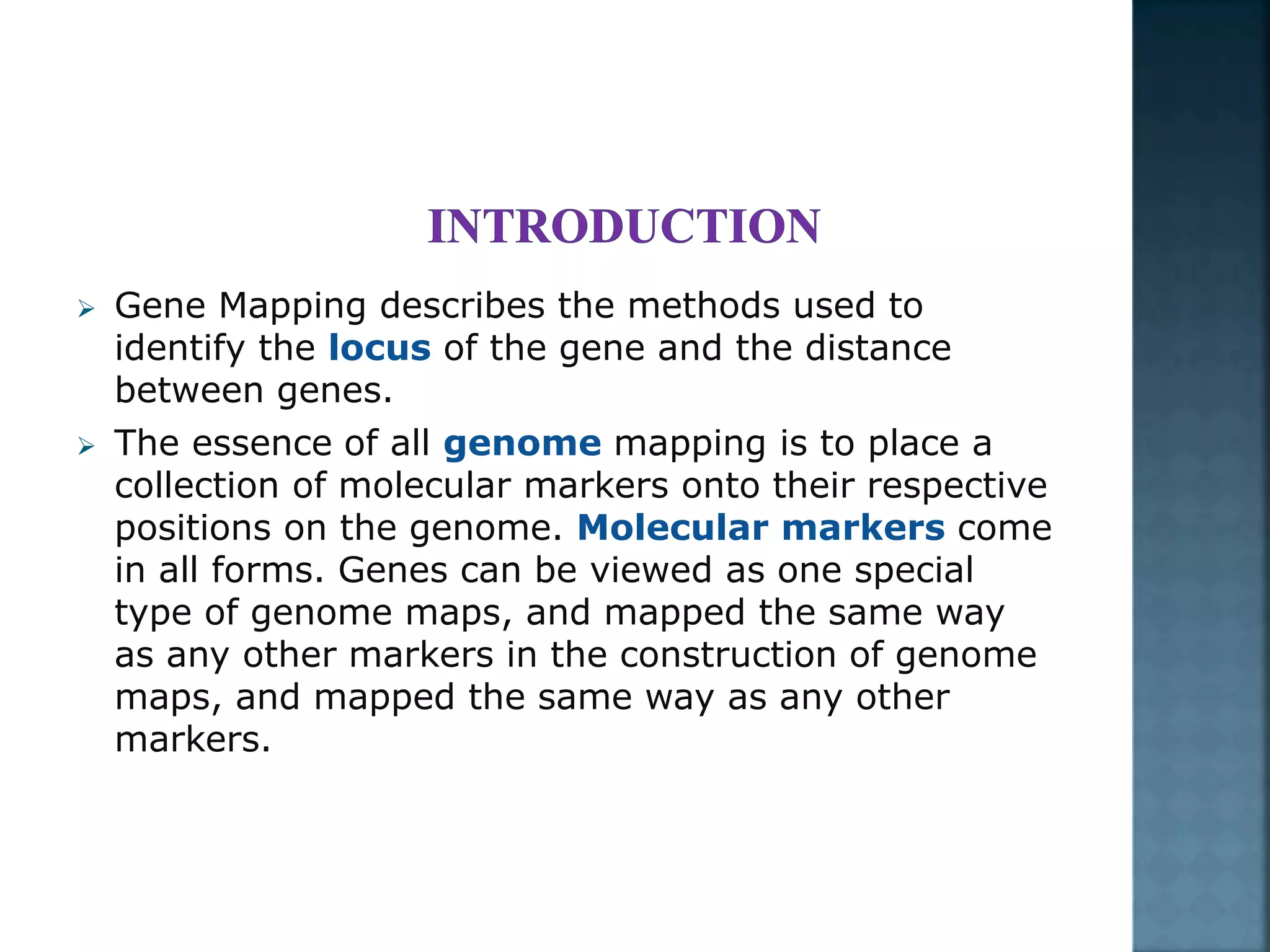 Gene mapping and gene cloning | PPTX