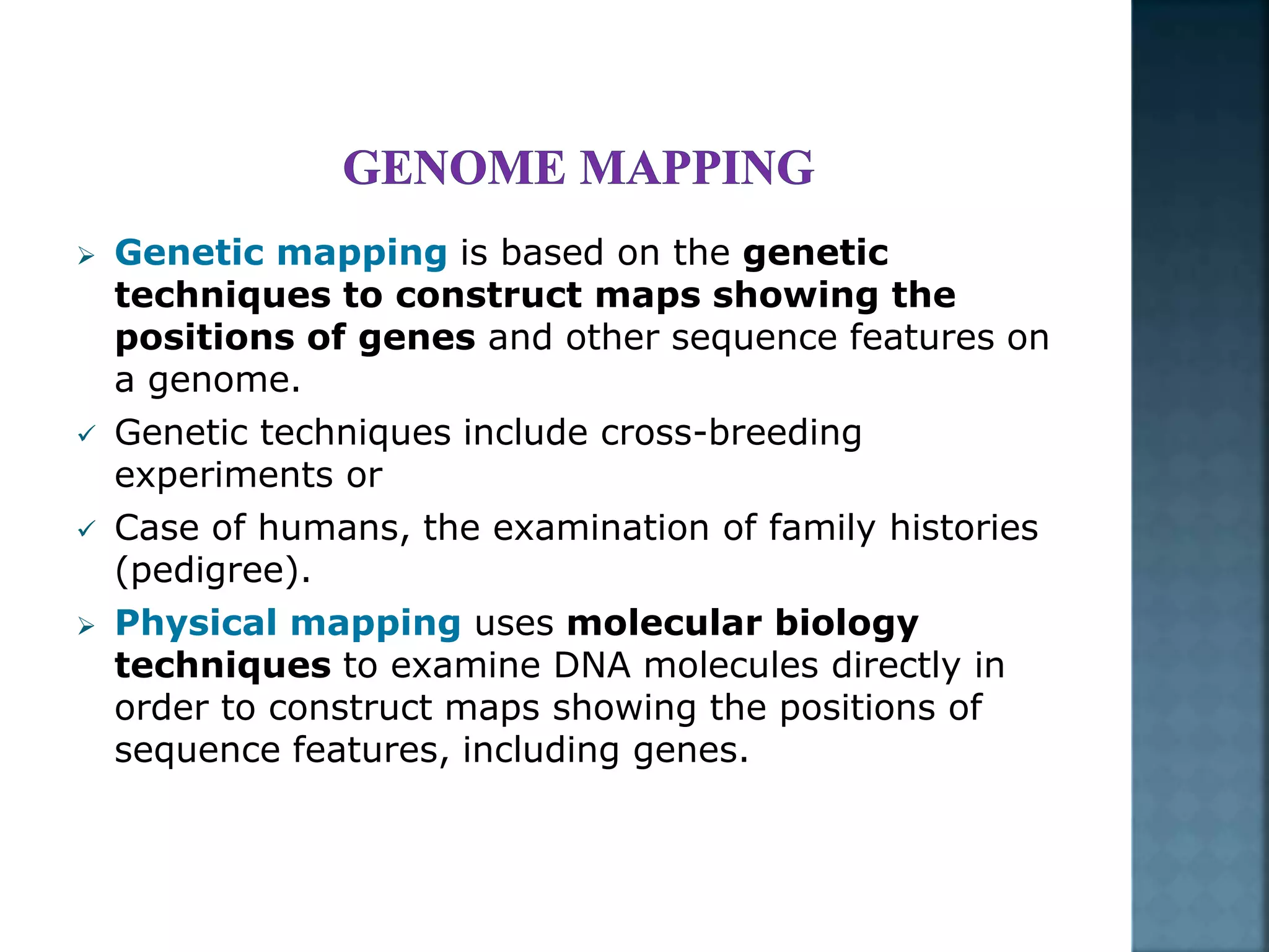 Gene mapping and gene cloning | PPTX