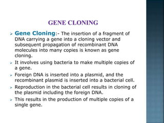 Gene mapping and gene cloning | PPTX