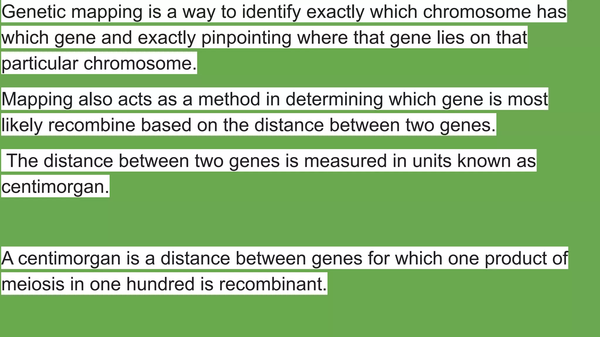 Gene mapping and its sequence | PDF