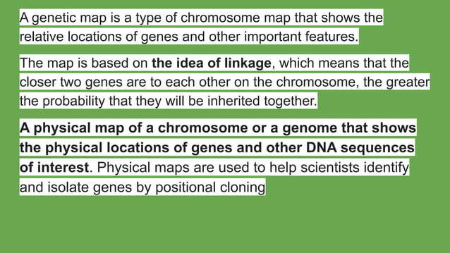 Gene mapping and its sequence | PDF | Genetics | Science