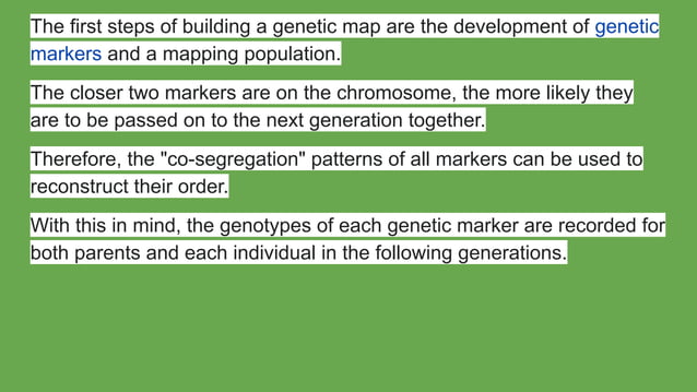 Gene mapping and its sequence | PDF | Genetics | Science