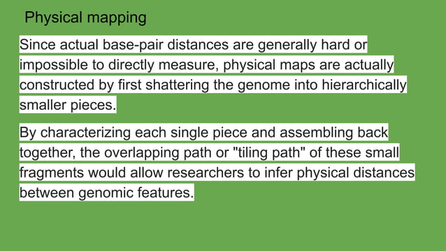 Gene mapping and its sequence | PDF | Genetics | Science