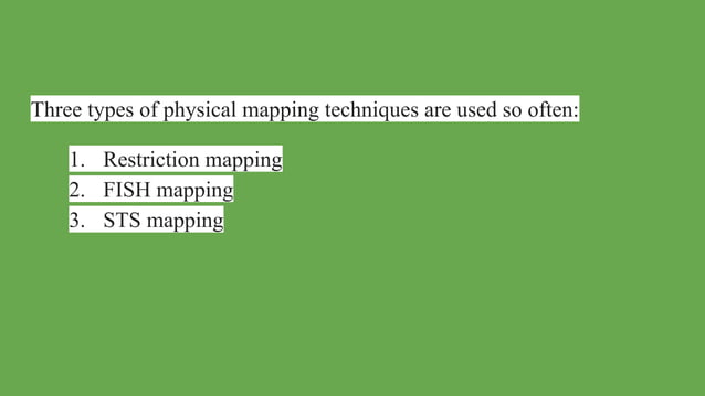 Gene mapping and its sequence | PDF | Genetics | Science