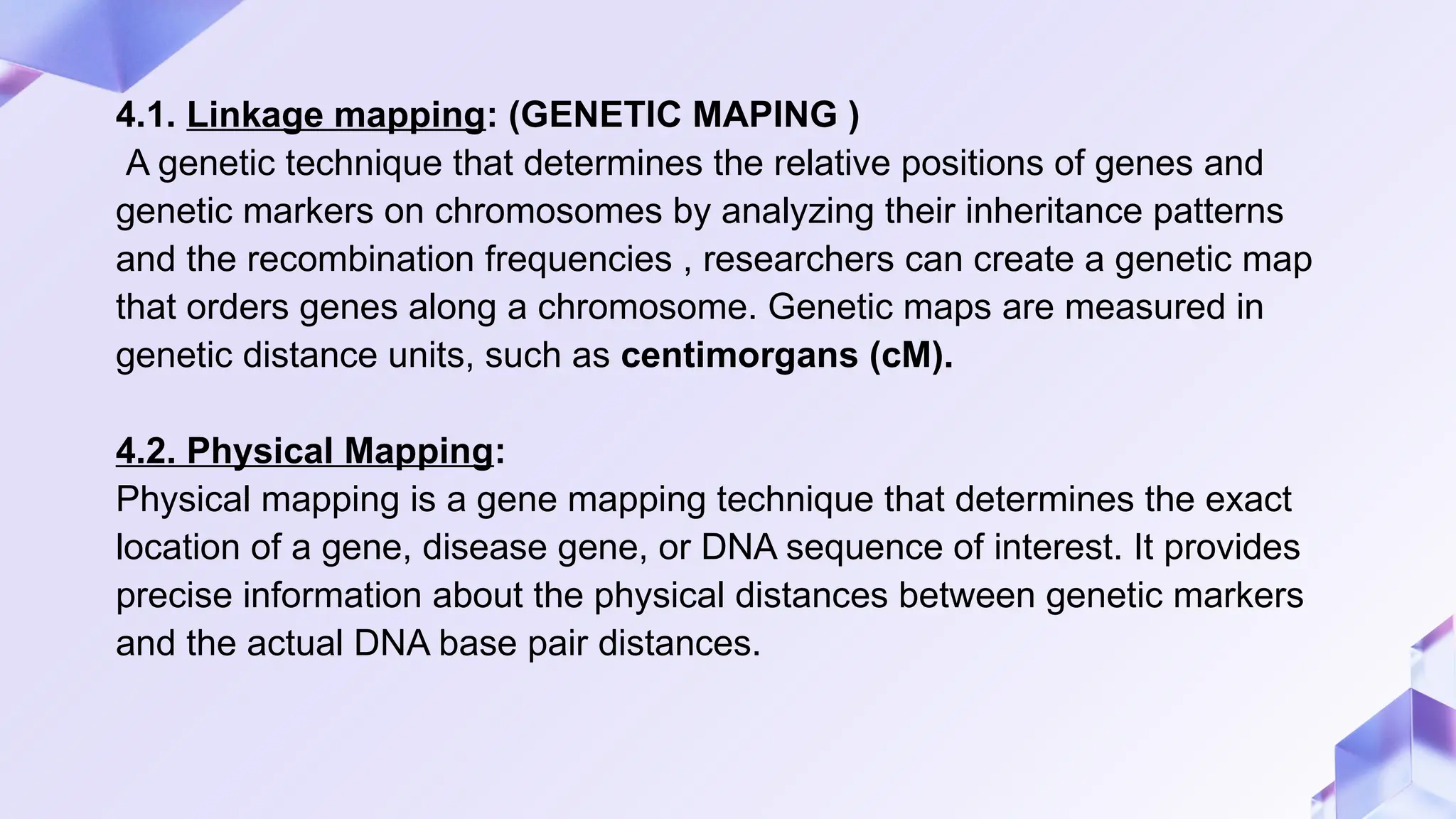 GENE MAPPING AND SEQUENCING )-1.pptx... | PPTX