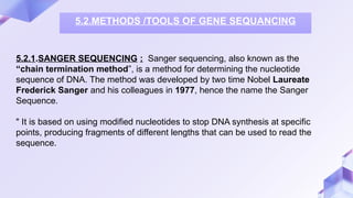 GENE MAPPING AND SEQUENCING )-1.pptx... | PPTX