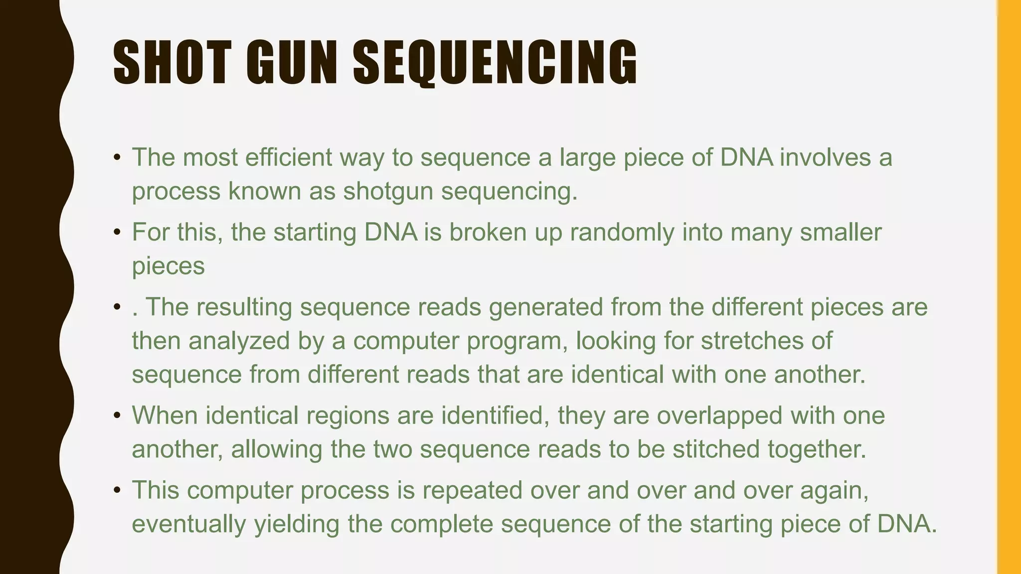 Gene mapping and sequencing | PPTX