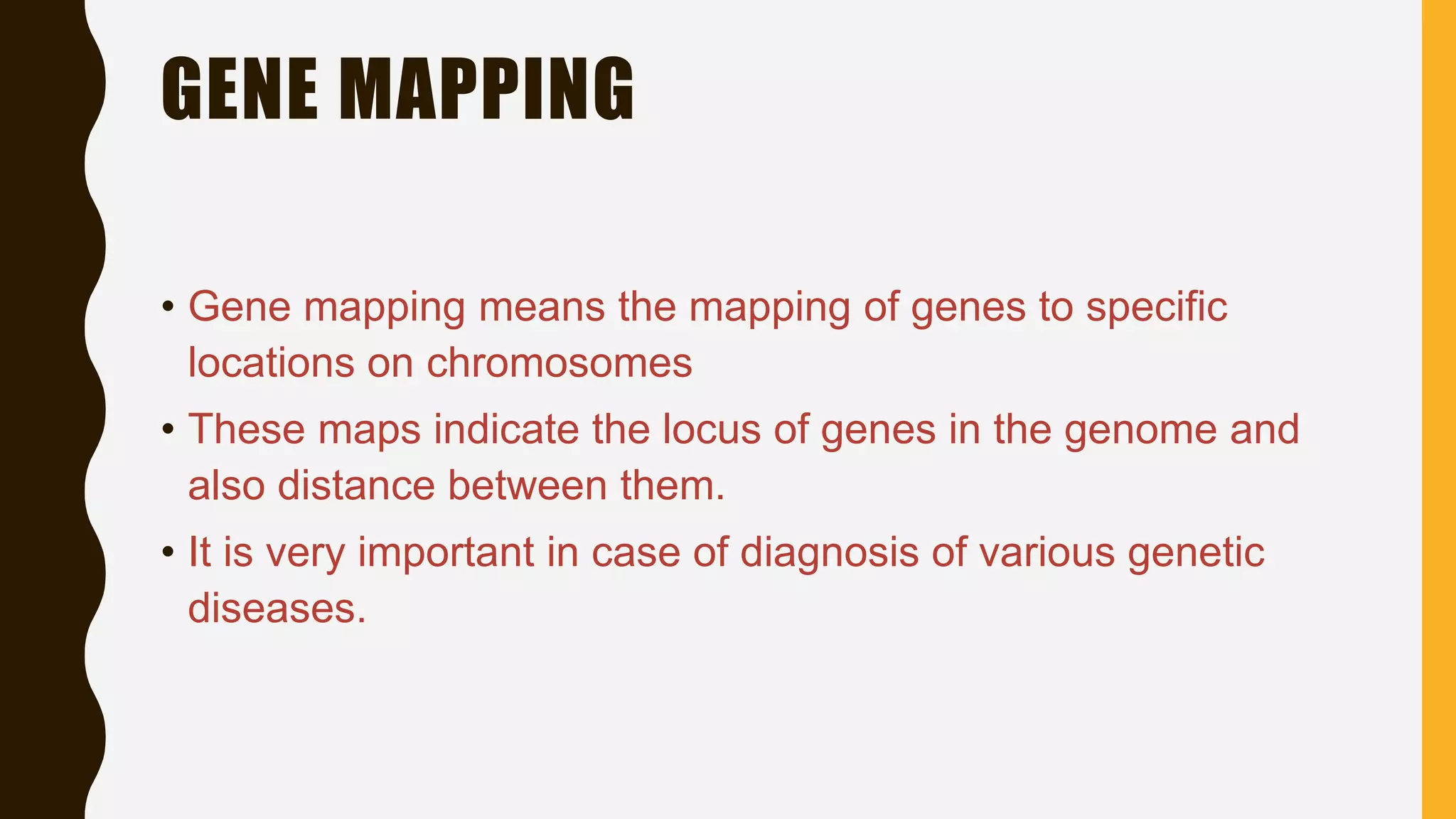Gene mapping and sequencing | PPTX