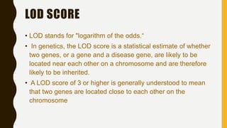 Gene mapping and sequencing | PPTX