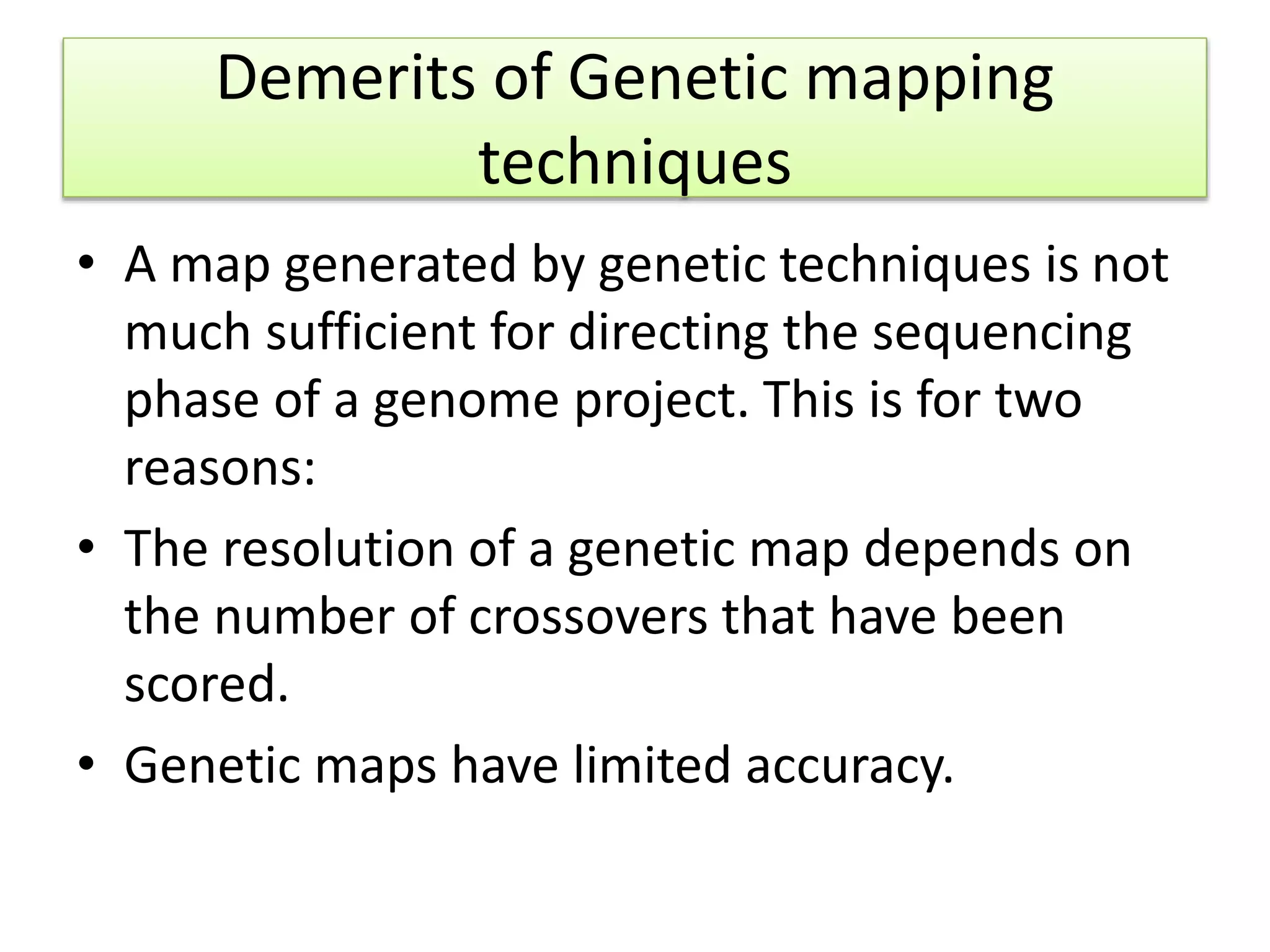 Gene mapping methods | PPTX