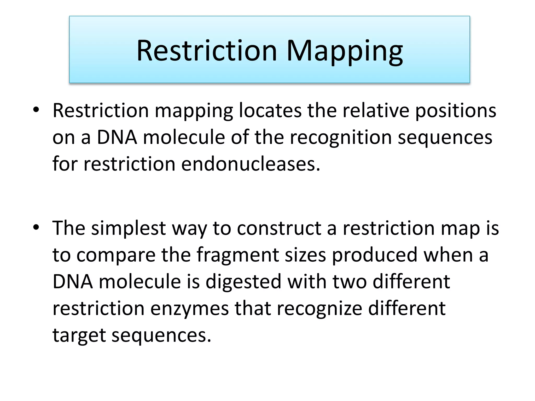 Gene mapping methods | PPTX