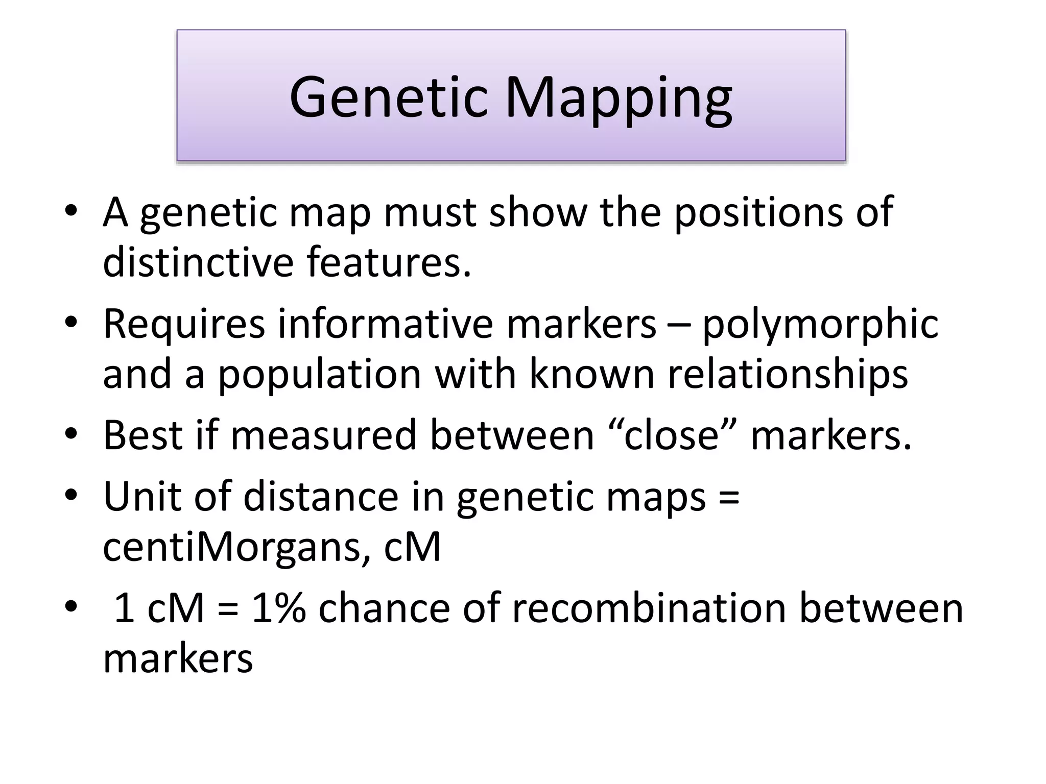 Gene mapping methods | PPTX