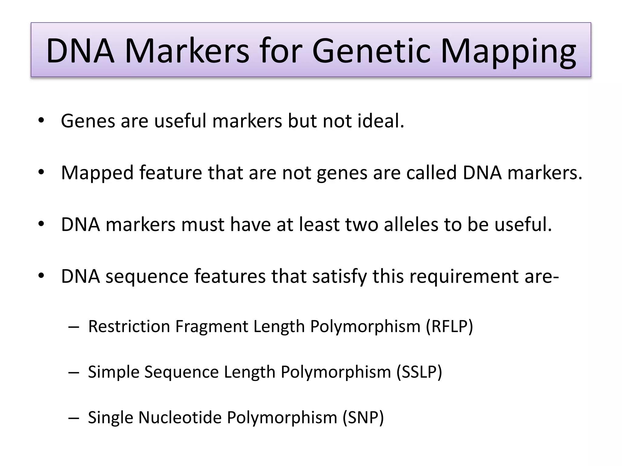 Gene mapping methods | PPTX
