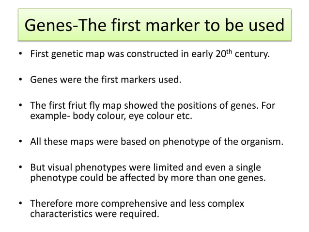 Gene mapping methods | PPTX