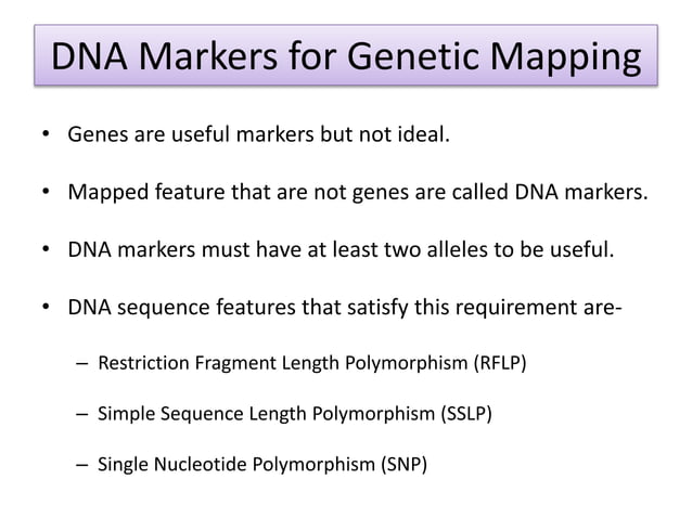 Gene mapping methods | PPTX