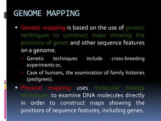Gene mapping ppt | PPTX
