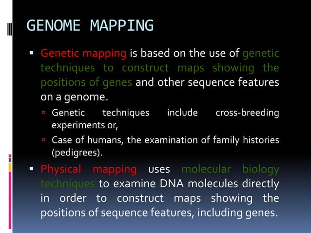 Gene mapping ppt | PPTX | Genealogy and Ancestry | Hobbies & Interests