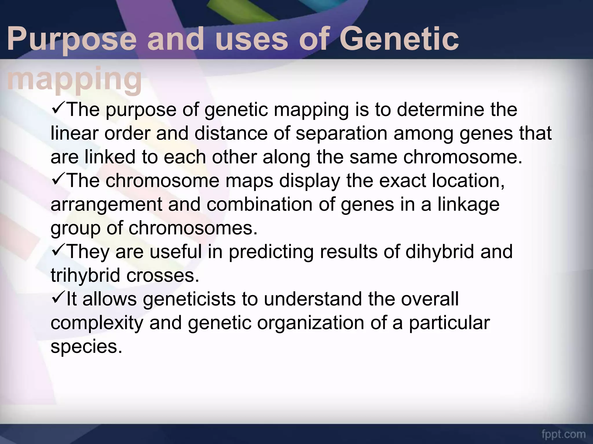 Gene mapping ppt | PPTX