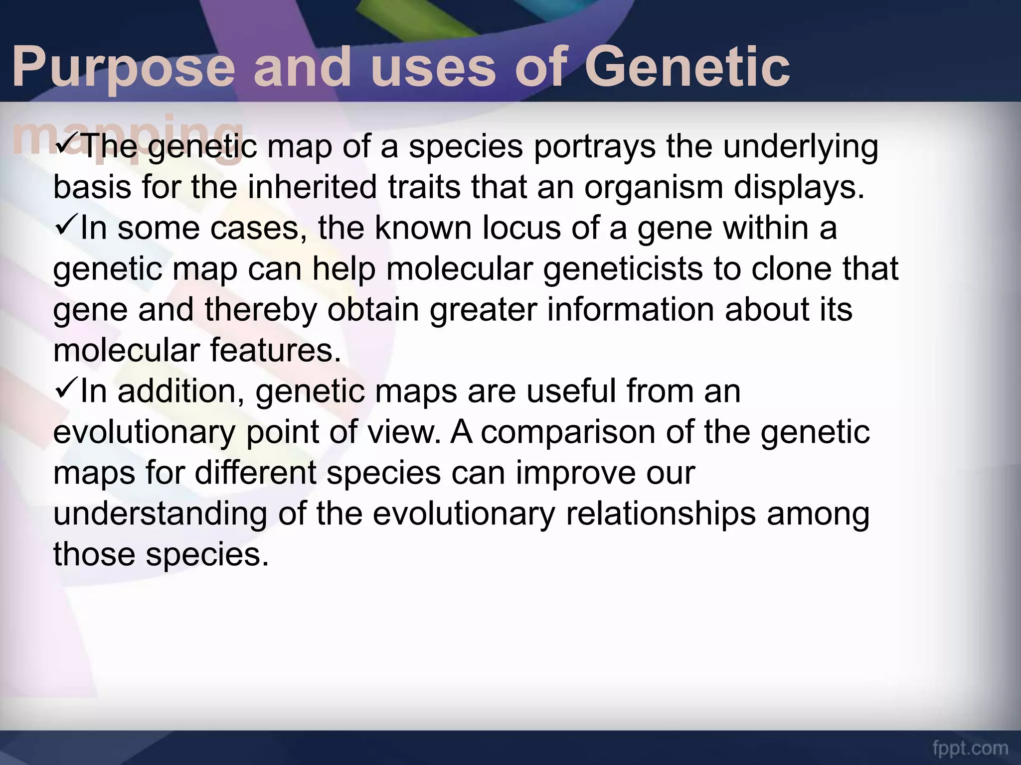 Gene mapping ppt | PPTX