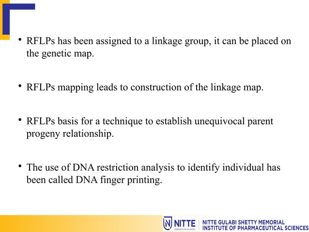 gene mapping presentation Molecular Biology | PPT
