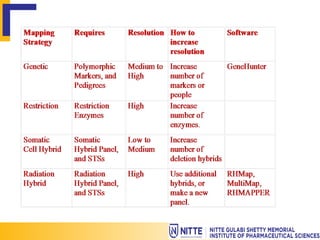 gene mapping presentation Molecular Biology | PPTX
