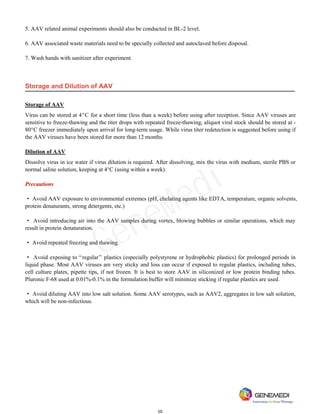 GeneMedi-AAV production protocol-packaging concentration and ...