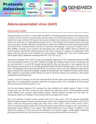 GeneMedi-AAV production protocol-packaging concentration and ...