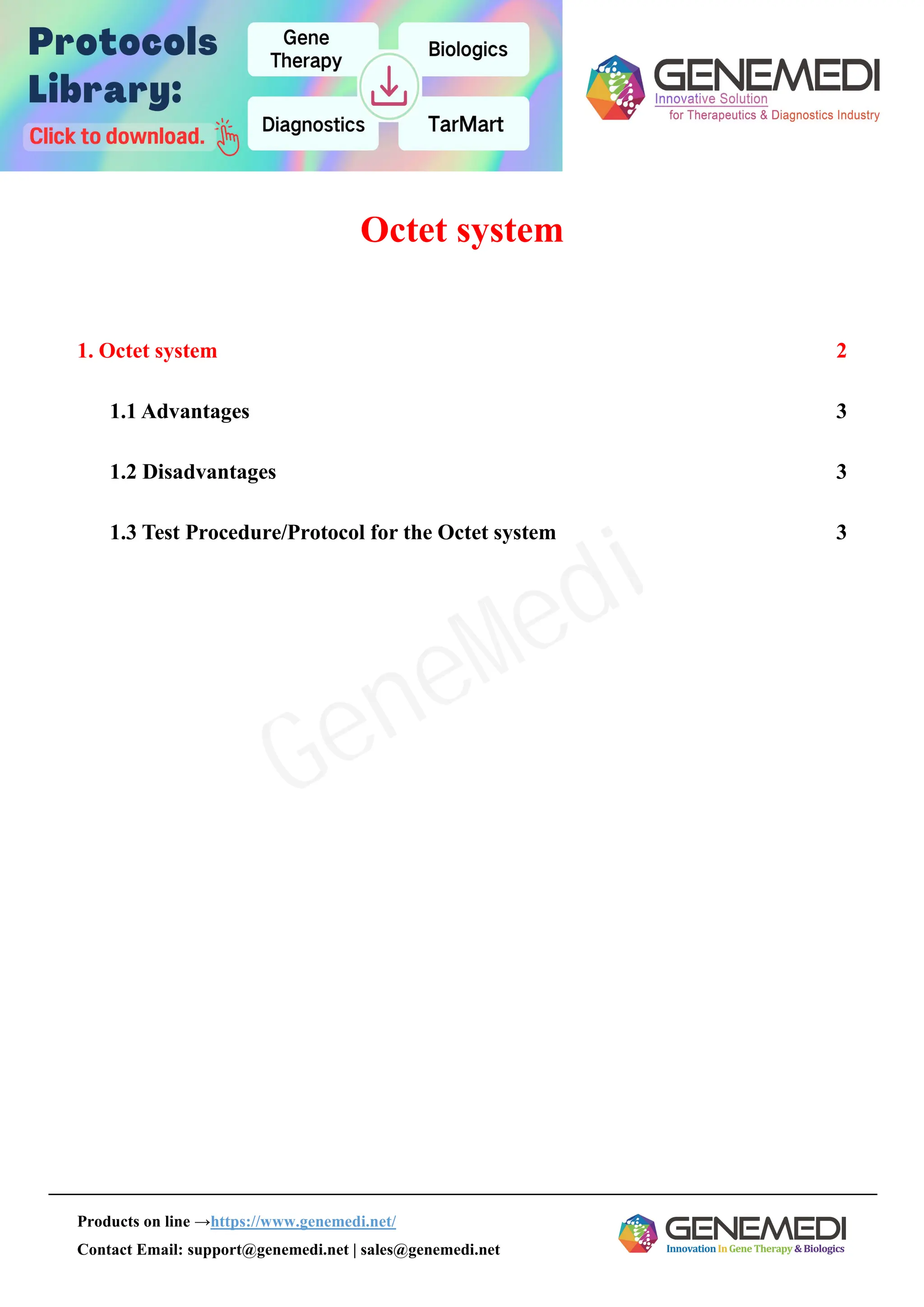 GeneMedi-Octet system | PDF