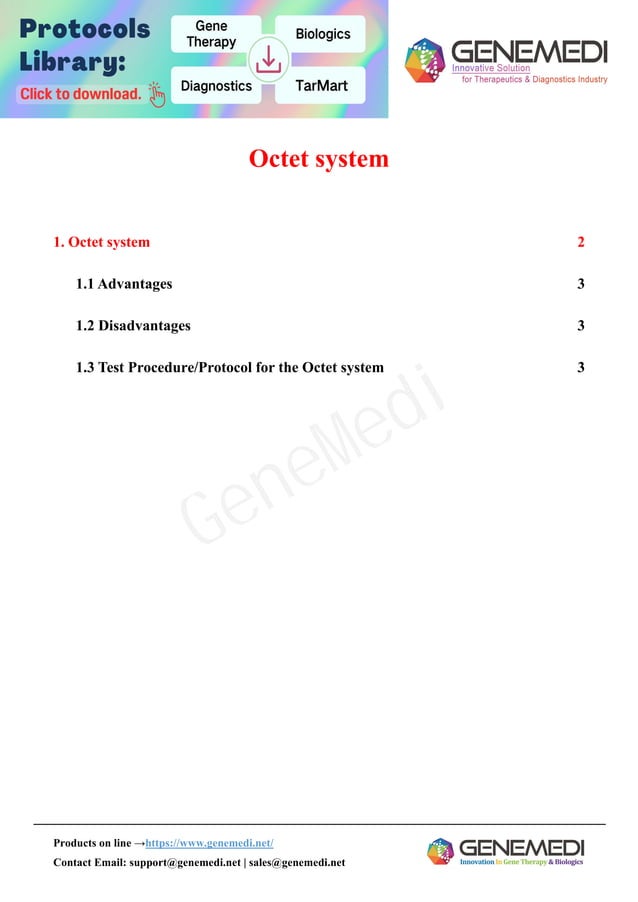 GeneMedi-Octet system | PDF