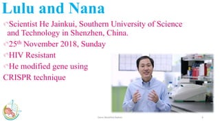 Gene modified babies | PPT