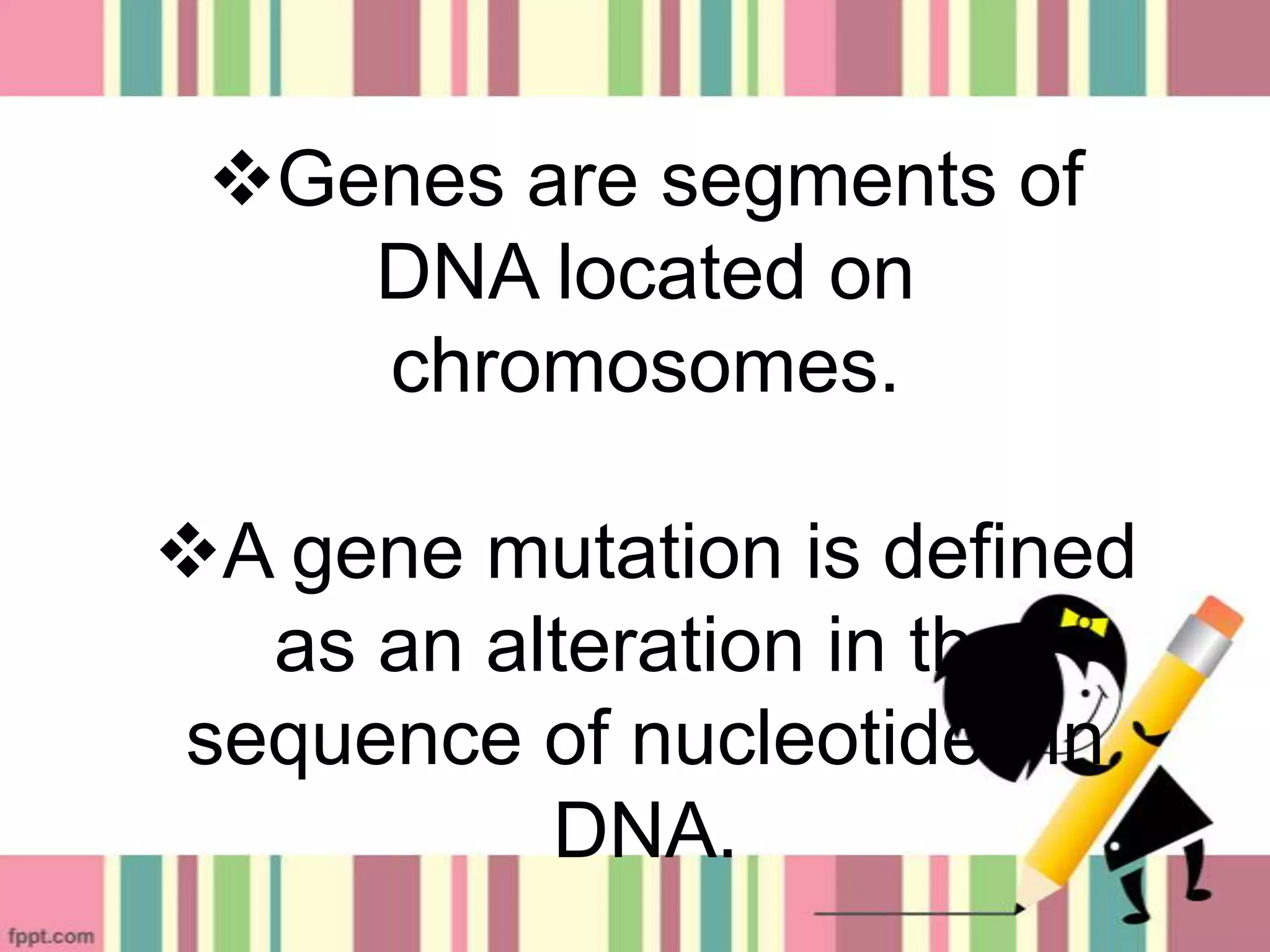 Gene mutation | PPTX