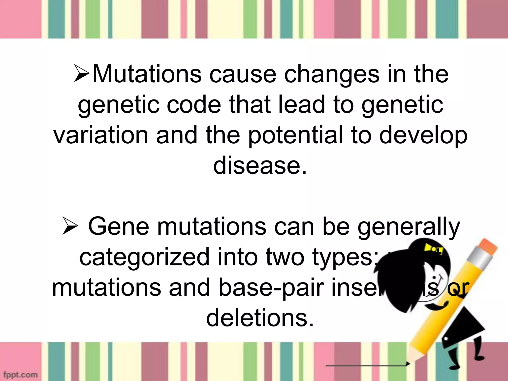 Gene mutation | PPTX