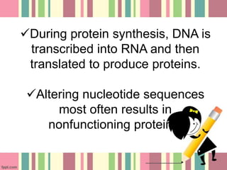 Gene mutation | PPTX