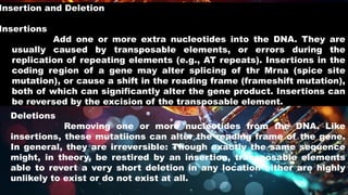 GENE MUTATION - process of reducing gene | PPTX