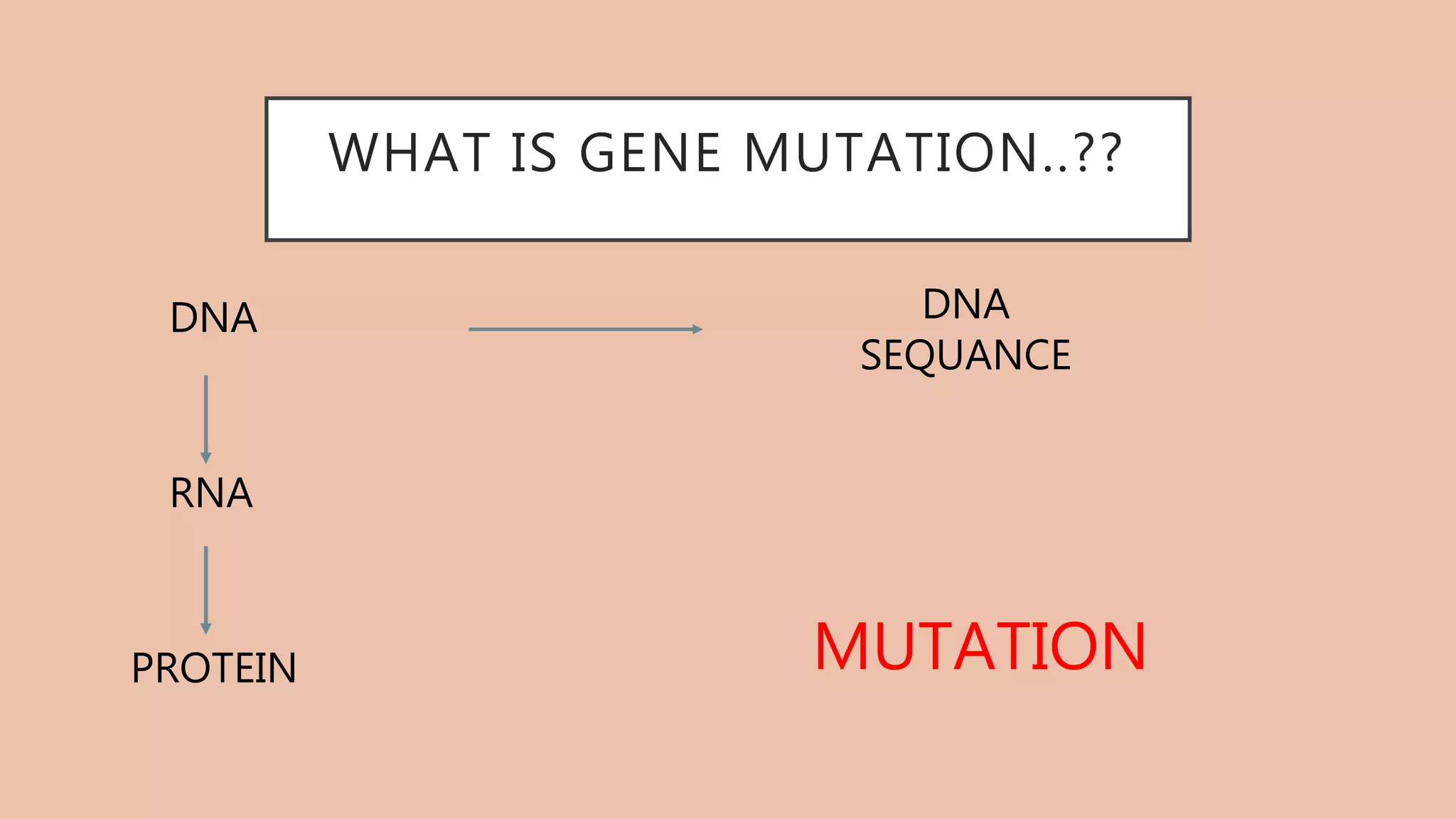 Gene mutation and Regulation of Gene expression | PPTX