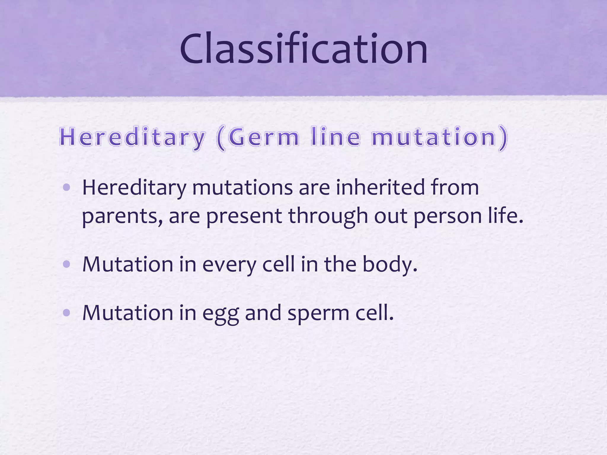 Gene mutation IN Detail And structure Symptoms Cause | PPTX