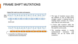 Gene mutations | PDF