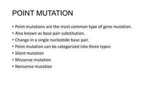 Gene mutations | PPT
