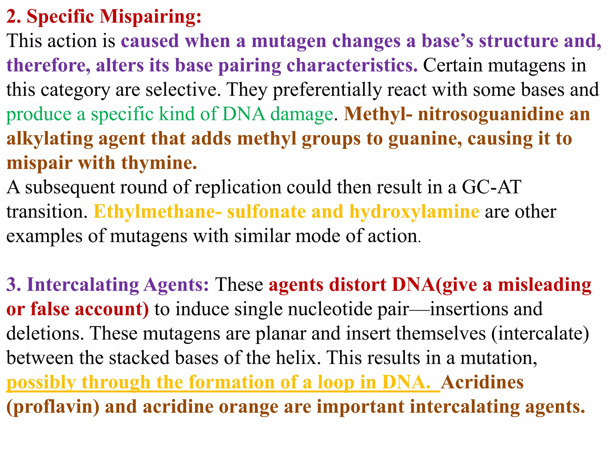 Gene mutations spontaneous and induced | PPTX