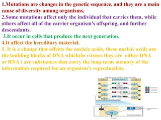 Gene mutations spontaneous and induced | PPTX