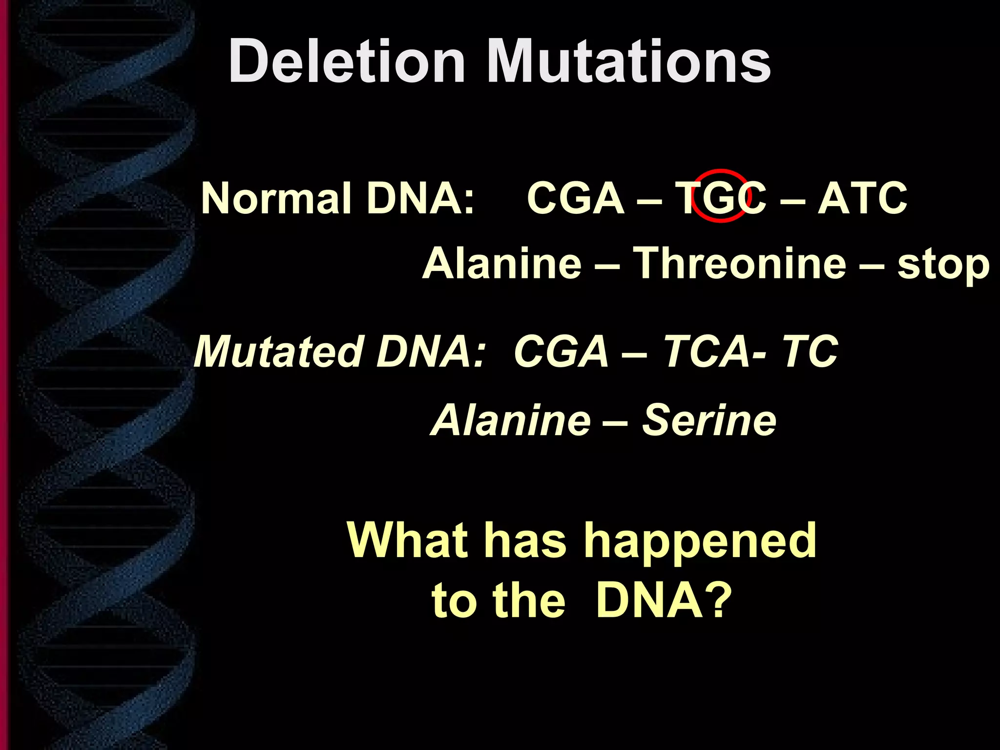 Gene mutations ppt | PPT