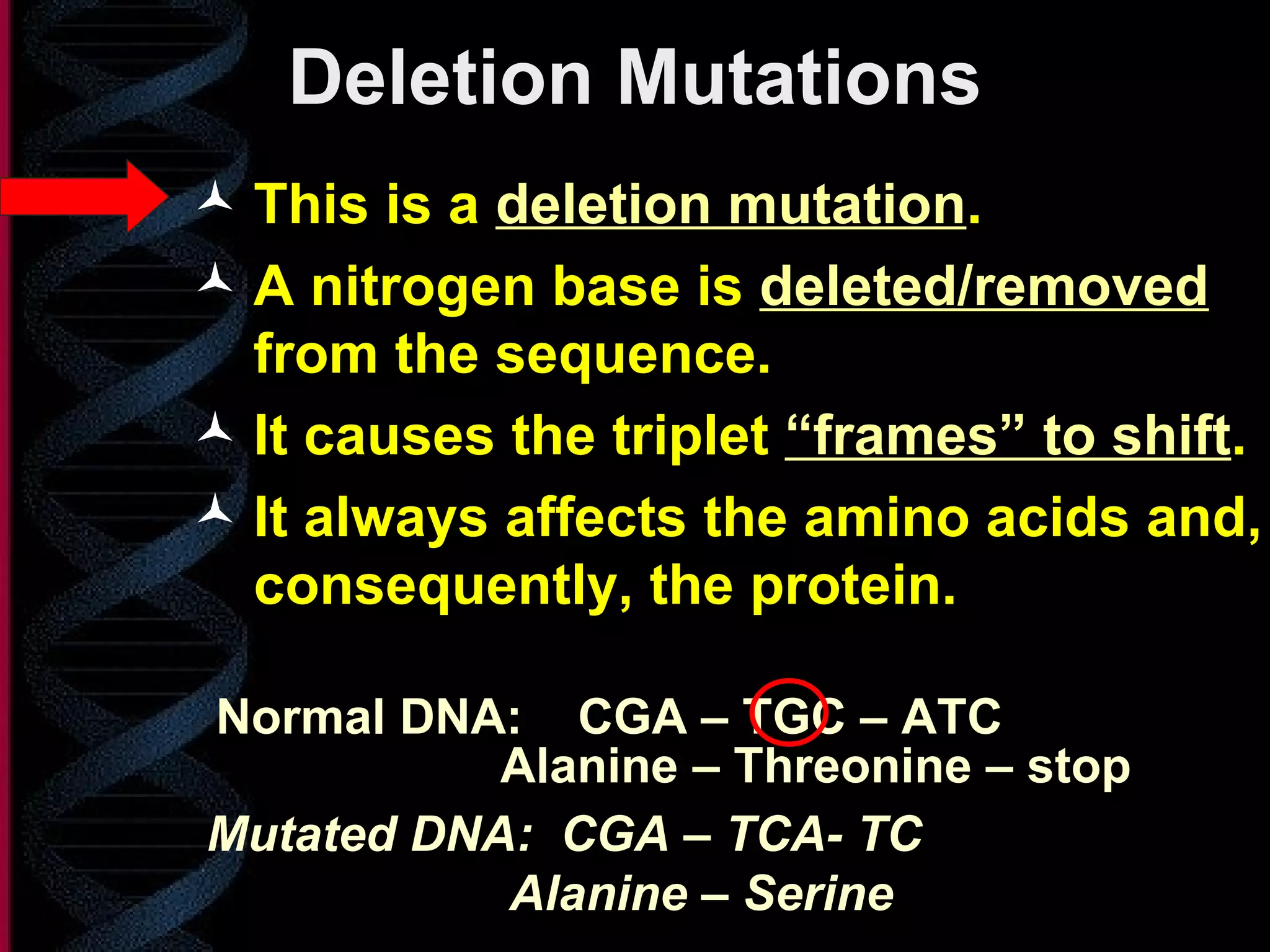 Gene mutations ppt | PPT