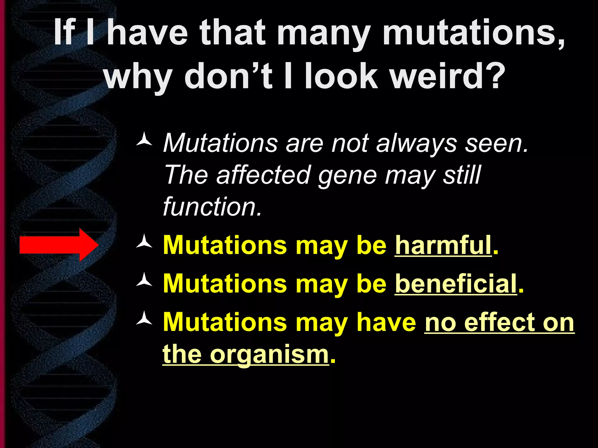 Gene mutations ppt | PPT