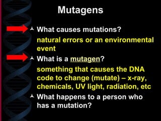Gene mutations ppt | PPT