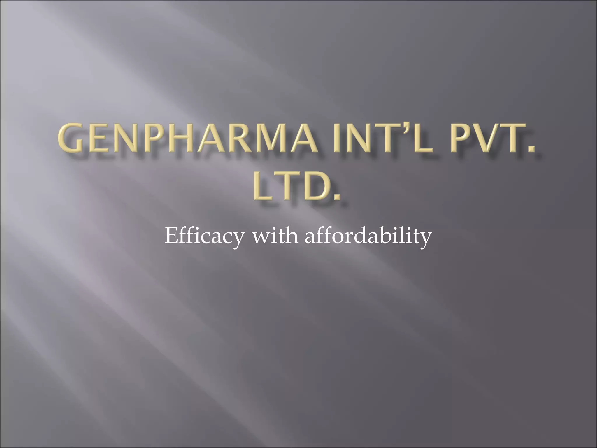 genpharma english | PPT