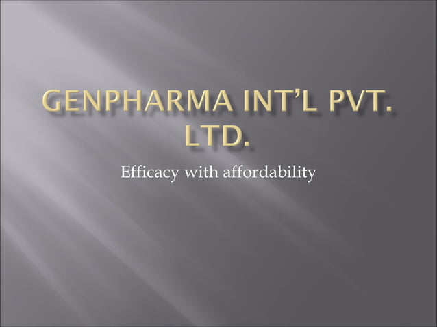 genpharma english | PPT