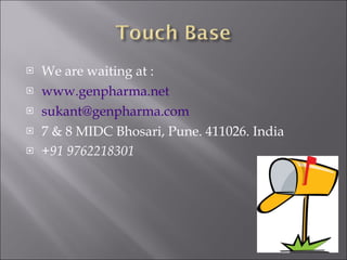 genpharma english | PPT