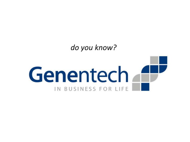 Genentech | PPTX