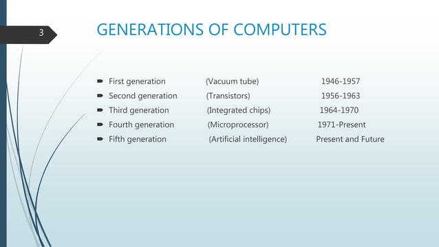 Generations Of Computers Pptx Desktops Computing