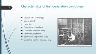 Generations of Computers | PPTX